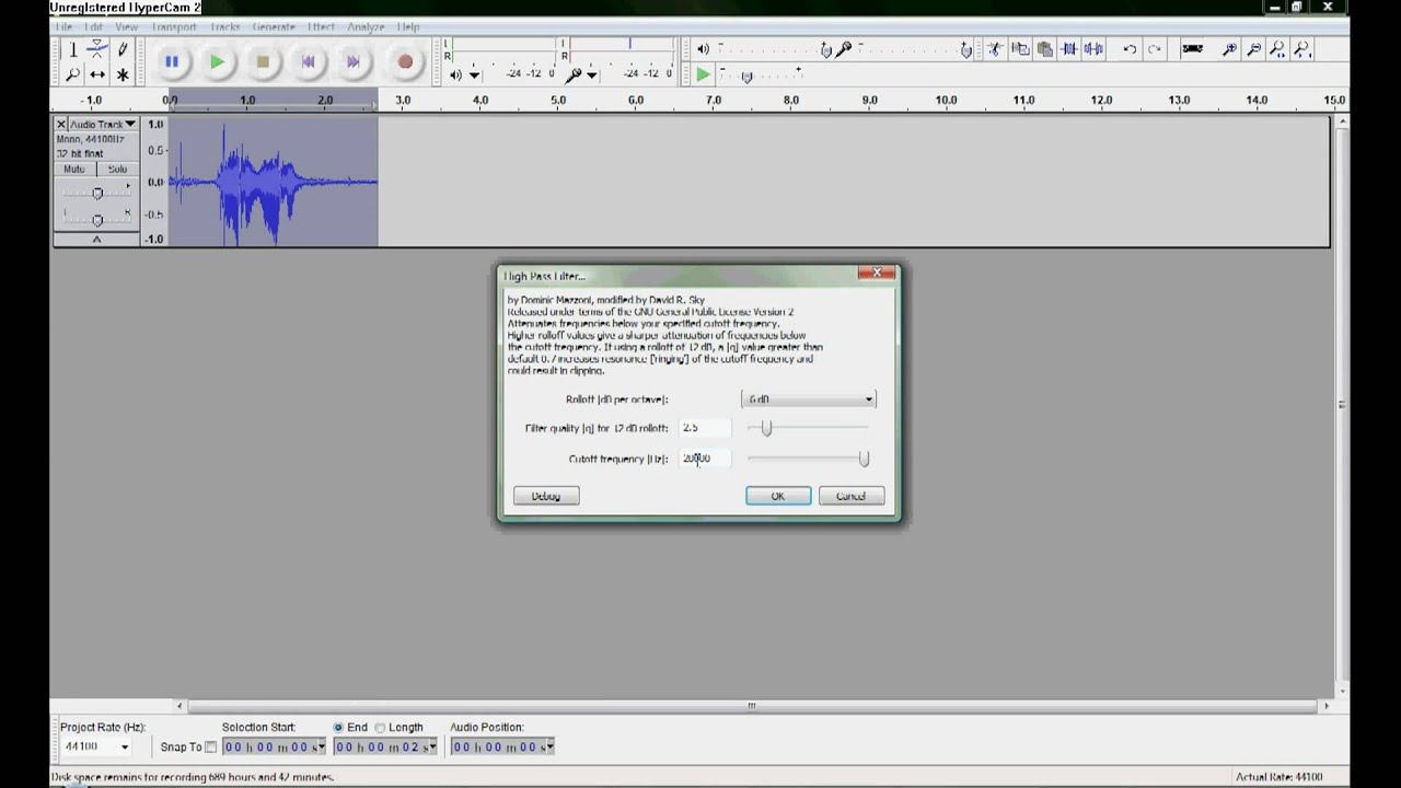 Stormtrooper Voice Tutorial On Audacity