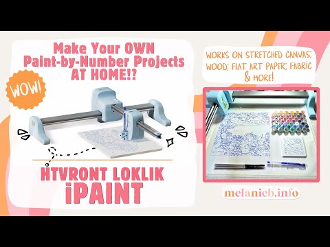 iPAINT HTVRONT | Every PAINT BY NUMBER Artist NEEDS this Machine | Canvas Wood Fabric Art Paper?!