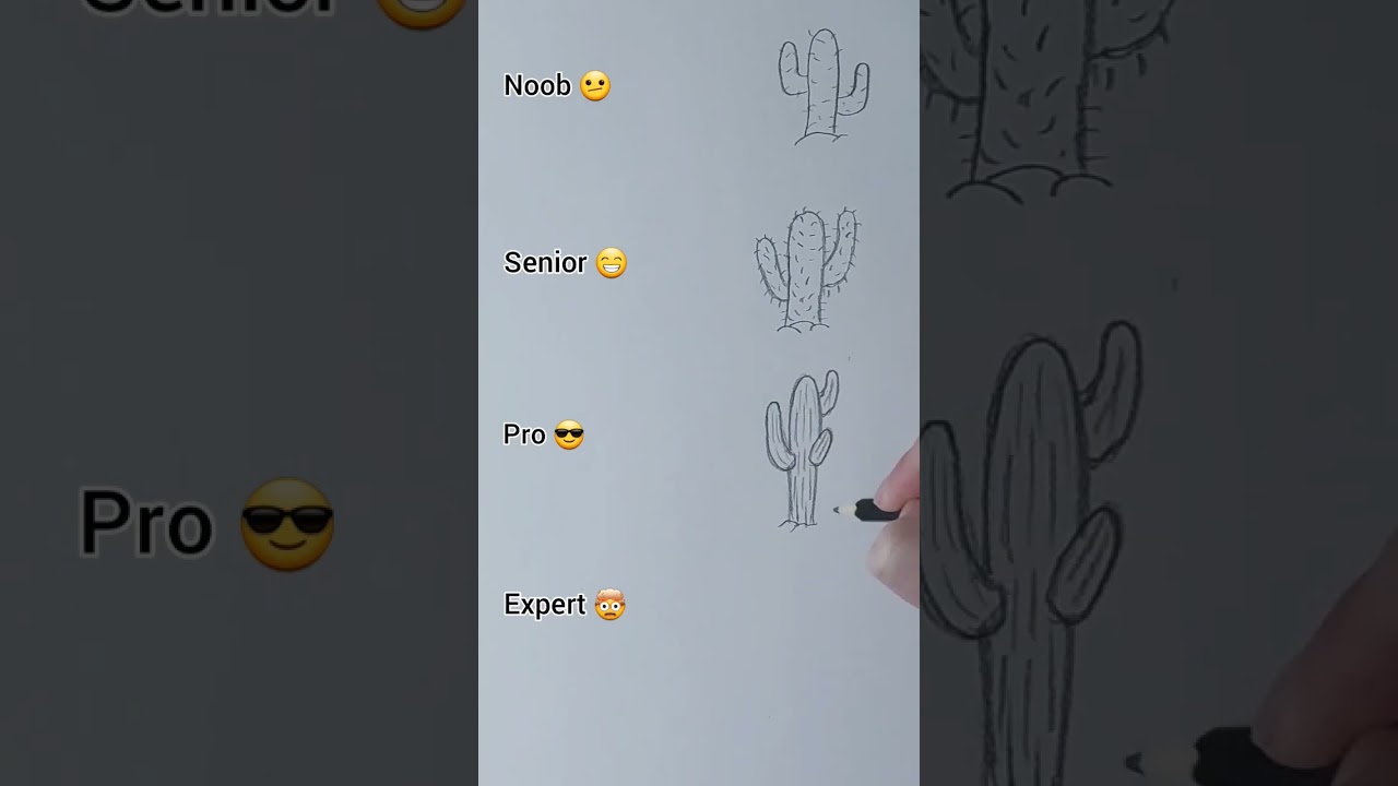 Drawing a cactus 🌵