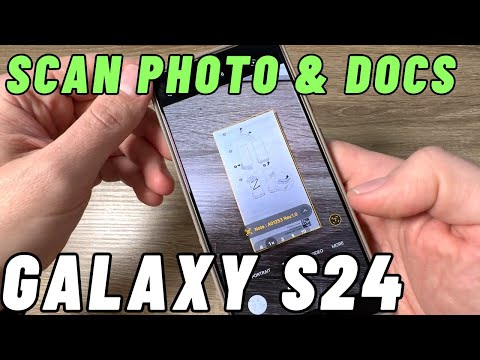 How to SCAN PHOTOS & DOCUMENTS on Samsung Galaxy S24