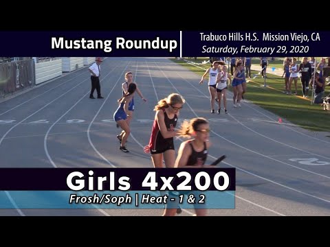 2020 TF - Mustang - 4x400 (FrSoph Girls, 2 heats)