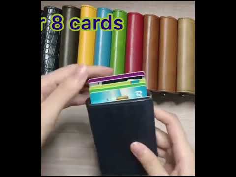 Boys Girls Gadgets ~ Men Women Aluminum RFID Wallet ~ Credit Card Holder ~ Leather Wallet #Shorts