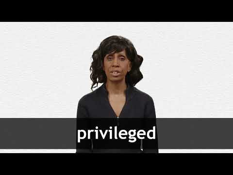 PRIVILEGED - Definition & Translations | Collins English Dictionary