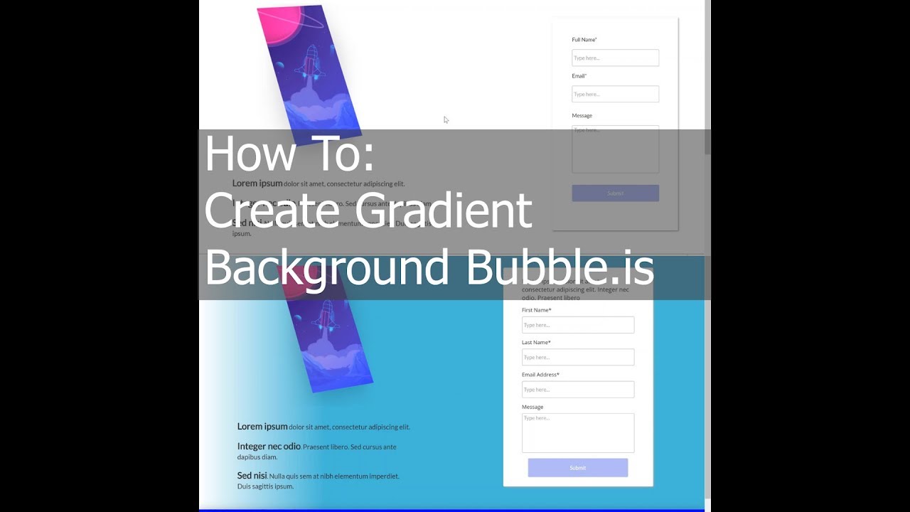 How to Create a Gradient Background in Bubble