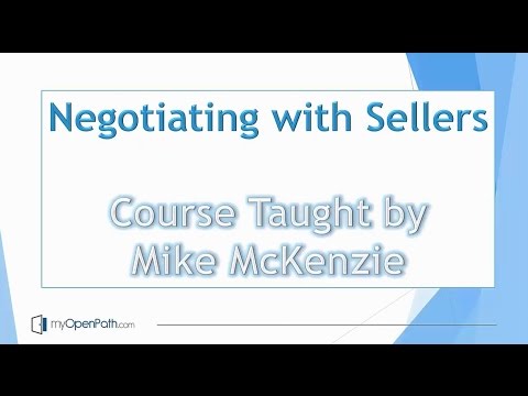 Negotiating with Sellers - The 7 Steps you MUST follow