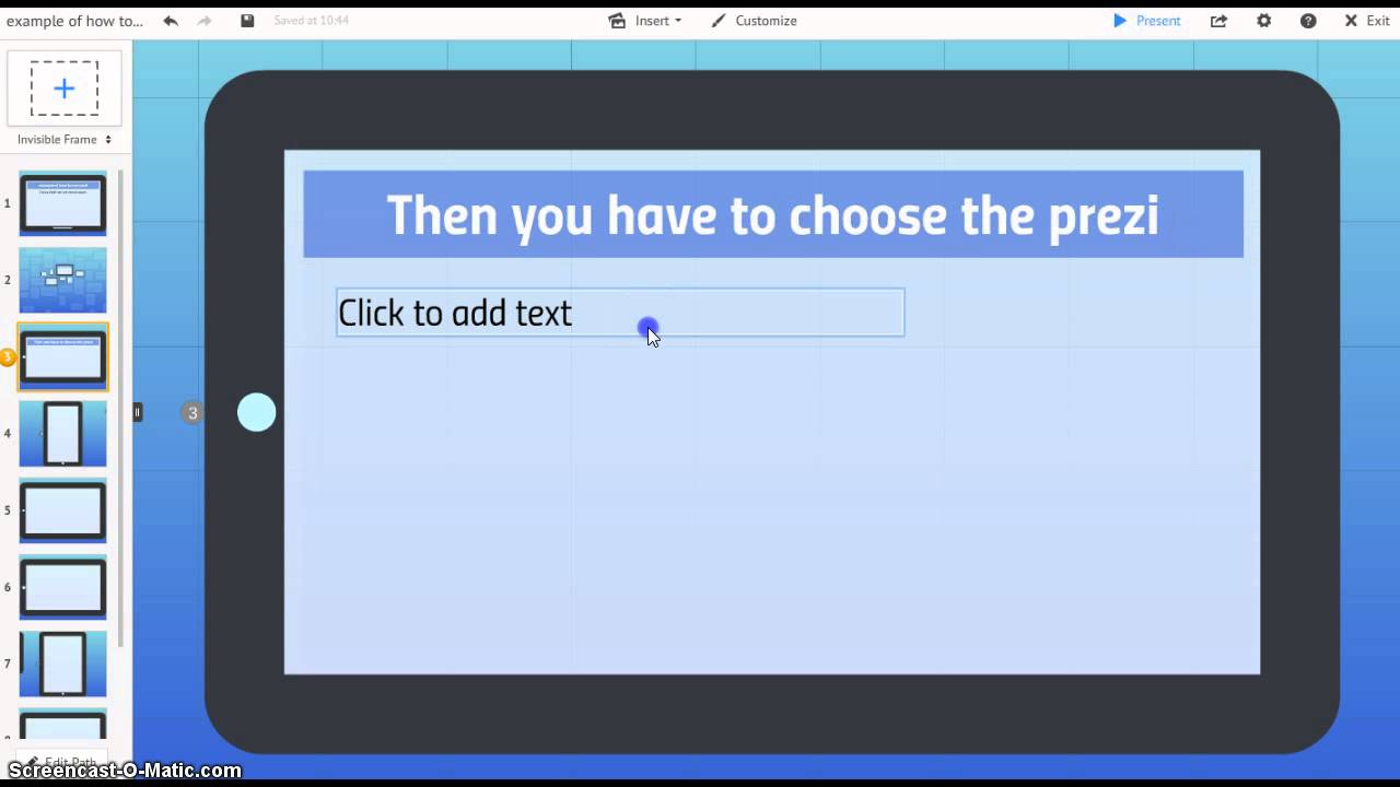 Prezi~ Web tool 2.0