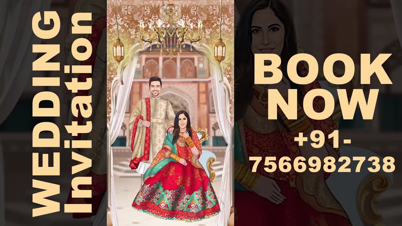NEEV STUDIO : Vector Wedding Invitation  Contact  Abhijeet Singh  +91- 7566 982738