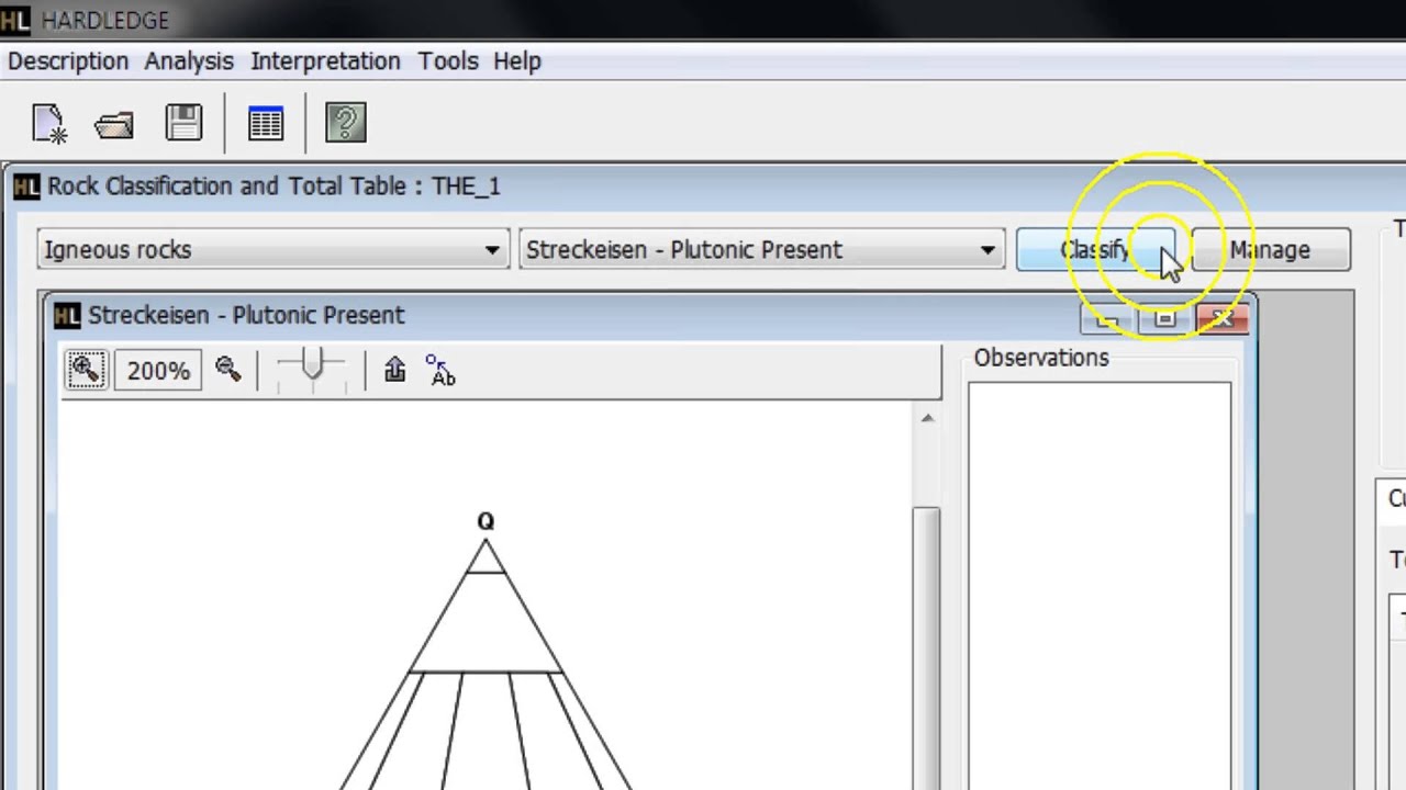 Rock Classification and Report Generation with Hardledge