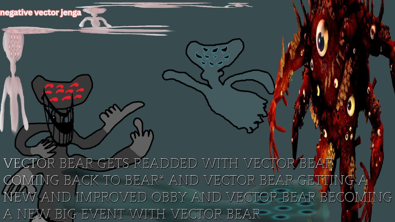 vector bear gets added to alpha while vector gets a new obby and vector gets added with vector bear