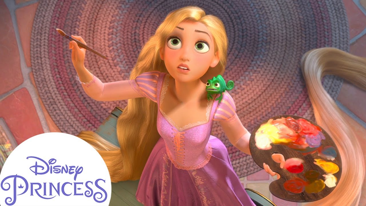What's the Secret to Making Rapunzel's Favorite Paint? | Disney Princess