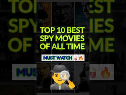 Top 10 Best Spy Movies Of All Time 🕵🏻♂️🔥🍿#shorts #spy #movies #cinethinker