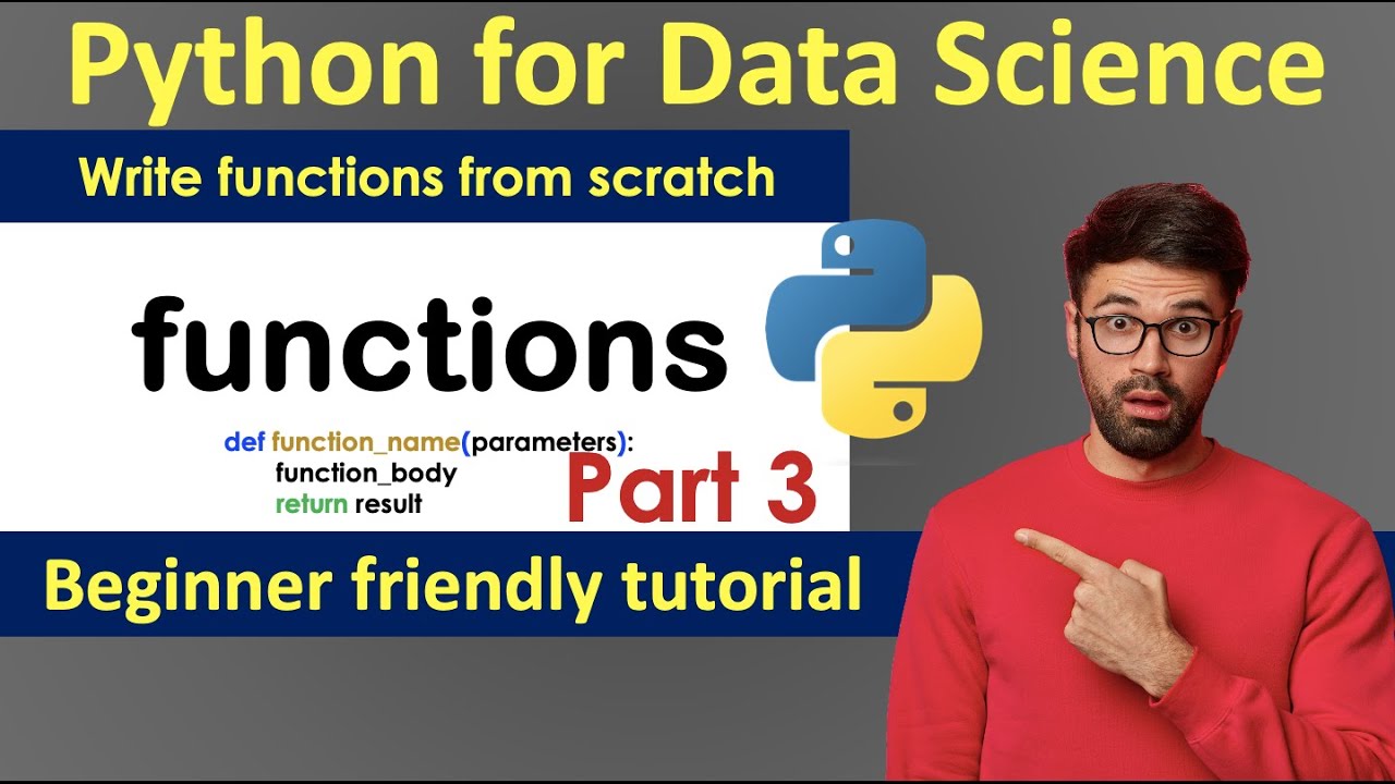 Mastering Python Functions Part 3 | Python for Data Science