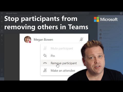 How to stop participants from removing or muting others in Microsoft Teams meetings