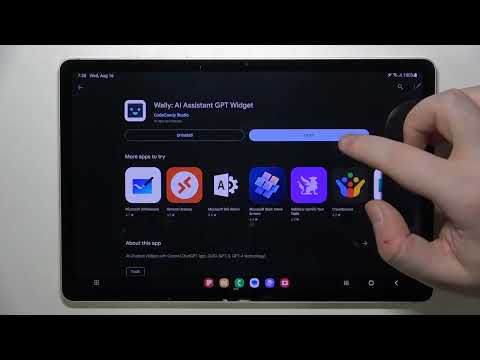 How To Add Chat GPT Widget To SAMSUNG Galaxy Tab S9? - AI Assistant