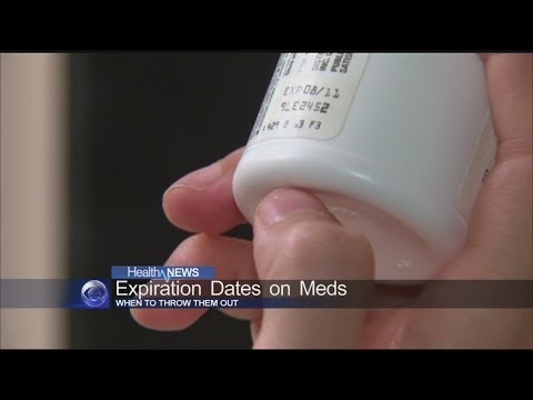 Expiration dates for medicine
