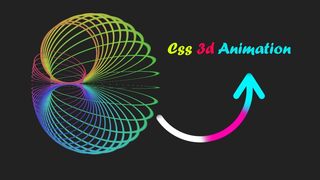 AMAZING 3D ANIMATION USING HTML CSS |DO YOU KNOW THIS DESIGN?@pinkweb0 #html #css