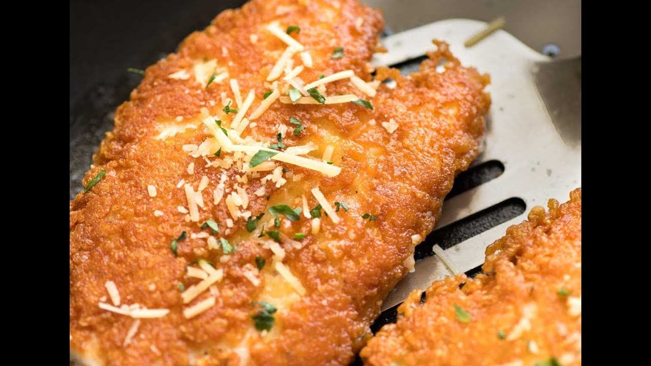 Ultra Crispy Parmesan Crusted Chicken