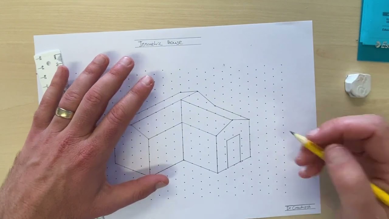 Isometric House (Step by step)