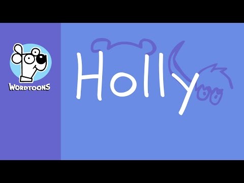 The Name Holly Into A Cartoon Holly Nametoon
