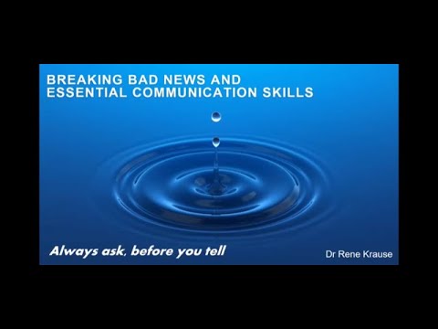 Breaking bad news by Rene Krause