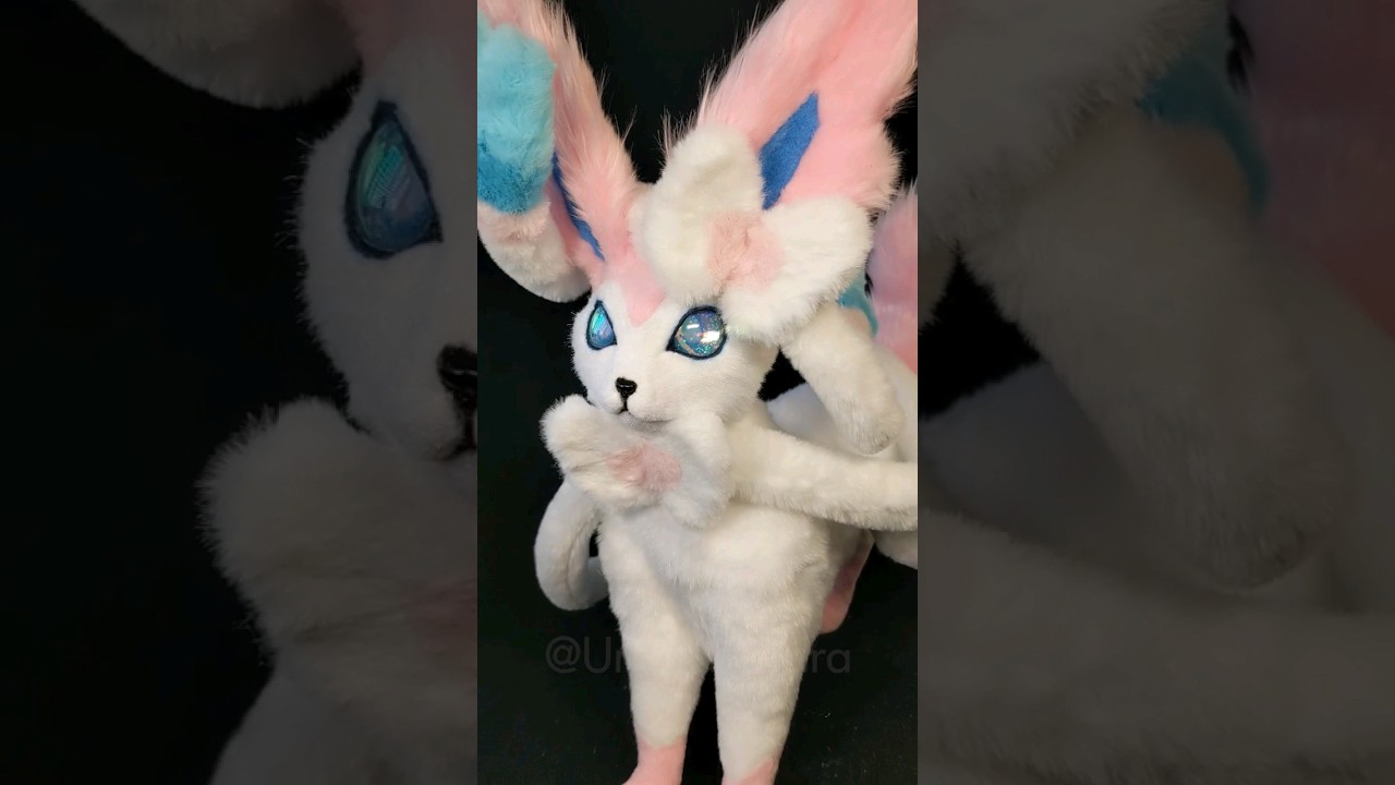 Making a Sylveon art doll #pokemon #nintendo #craft #tutorial