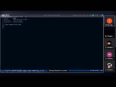 Emacs – Denote package | KanchiLUG | Tamil – கணியம்