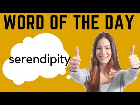 GRE Vocab WORD of The DAY: Serendipity | GRE VOCABULARY