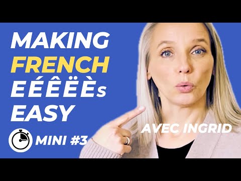 Learn to pronounce the French letter E