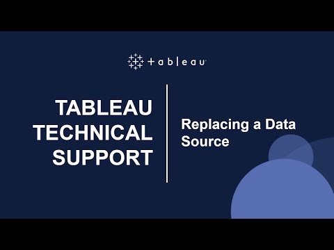 How to Replace a Data Source