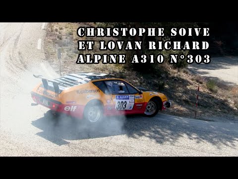 Rallye de Vaison la Romaine 2022 - Alpine A310 - Christophe SOIVE et Lovan RICHARD