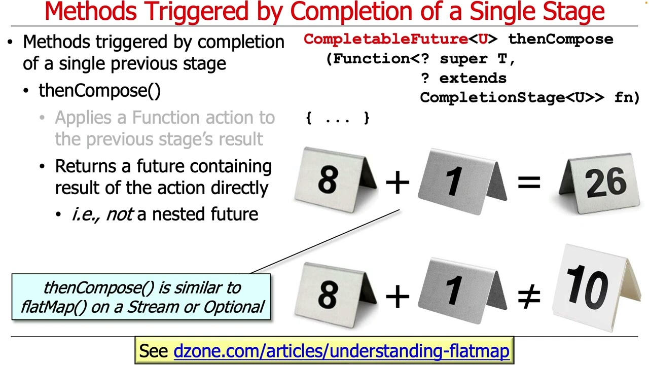 Advanced Java CompletableFuture Features: Single Stage Completion Methods (Part 1)