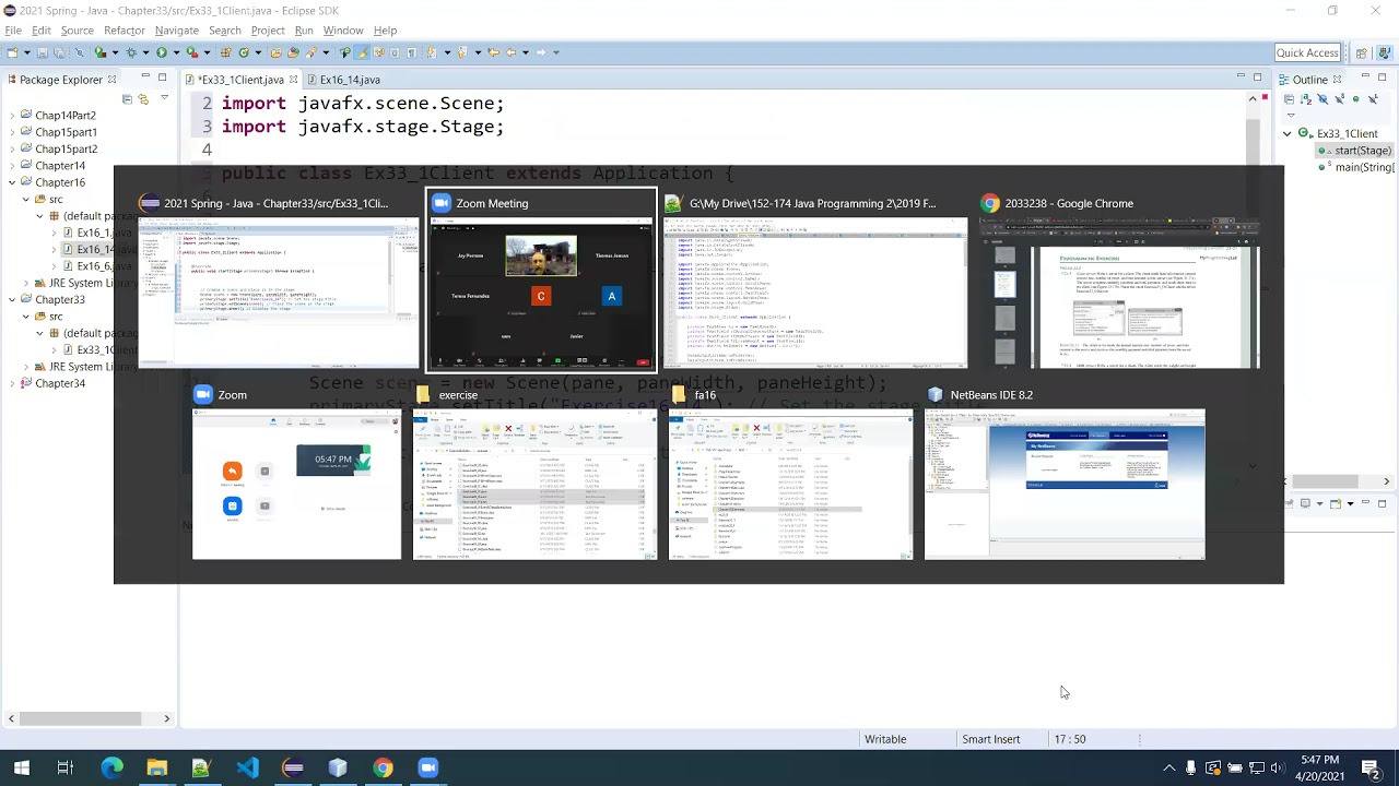 Java Programming 2 - Chapter 33 Exercises (33.1 and 33.9) - Spring 2021