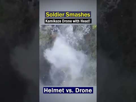 Heroic Soldier Survives Drone Strike Using Helmet Armor