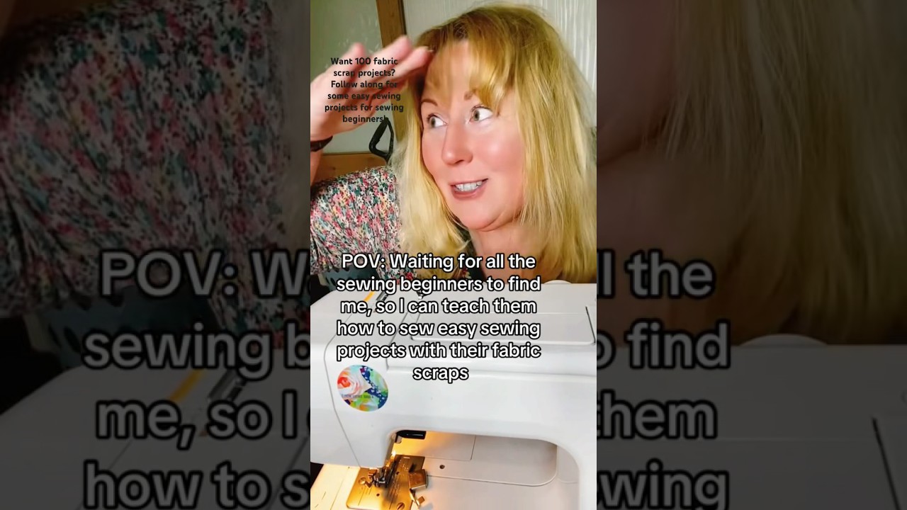 Looking for a spark?  100 easy sewing projects with fabric scraps perfect for sewing beginners!