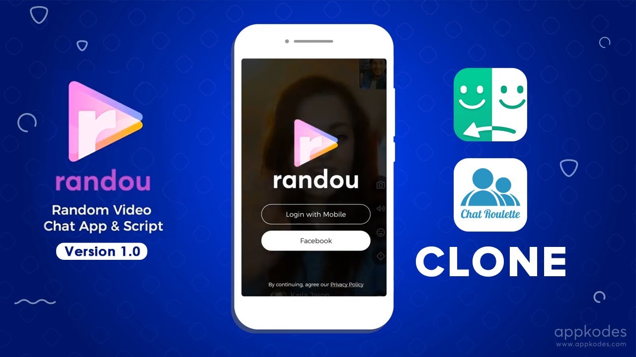 Azar clone  | Chatroulette clone | Random video chat script