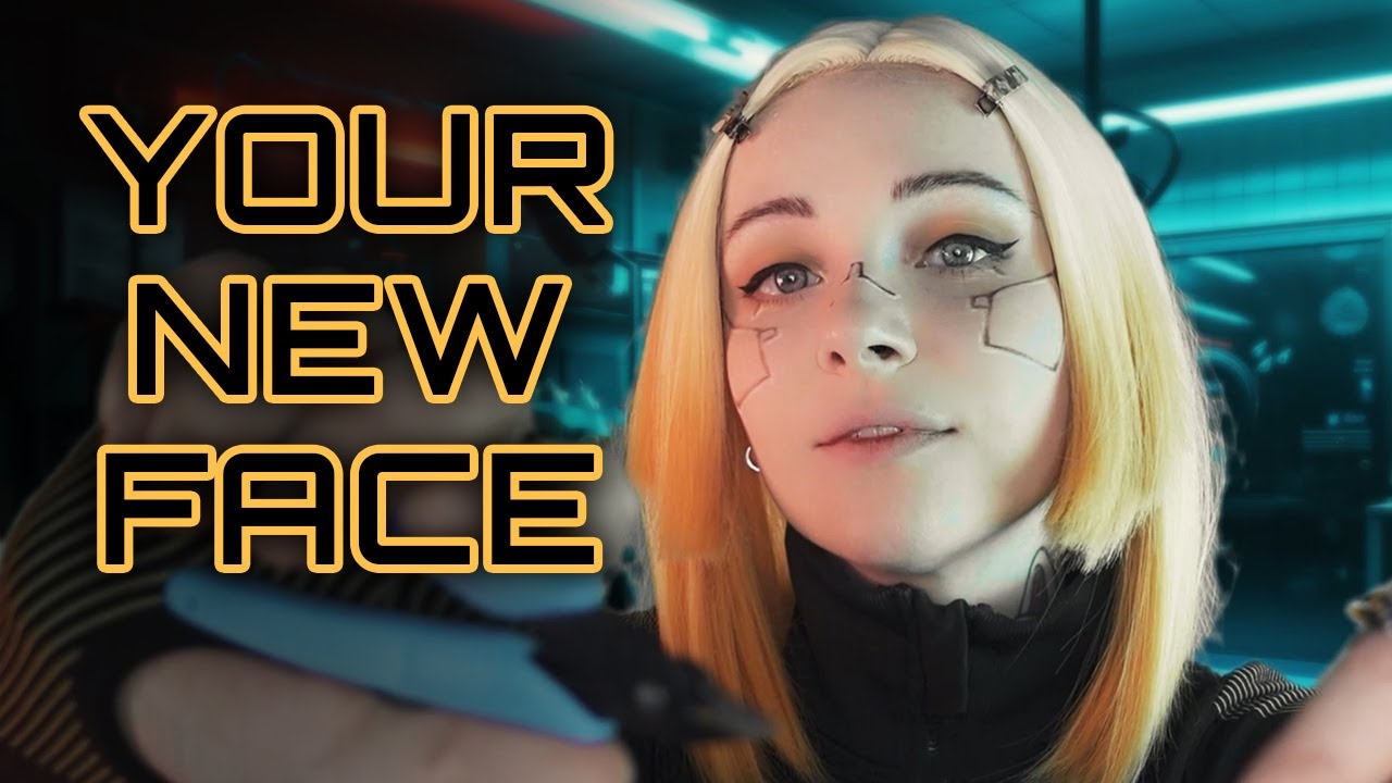 New Face Implant at Ripperdoc's ASMR // cyberpunk, personal attention, sci-fi