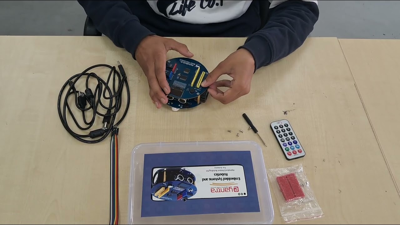 Alphabot2 Robot Assembly for Arduino | Engineering Project Tutorial              