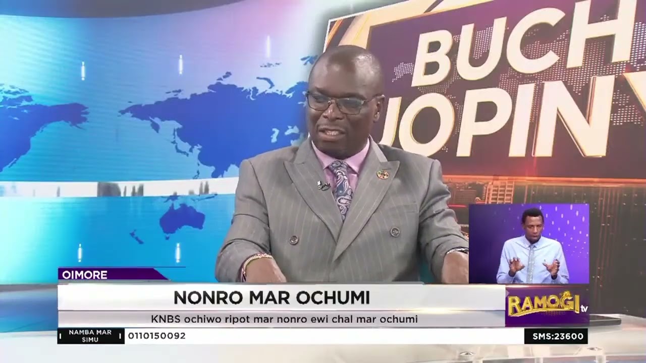Economic Survey Report 2025 in Dholuo 4 @RamogiTVKenya with KNBS DG Dr. Macdonald Obudho EBS, MBS