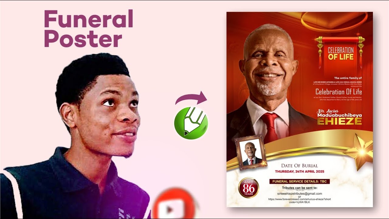 Funeral - Burial Poster Design | 2025