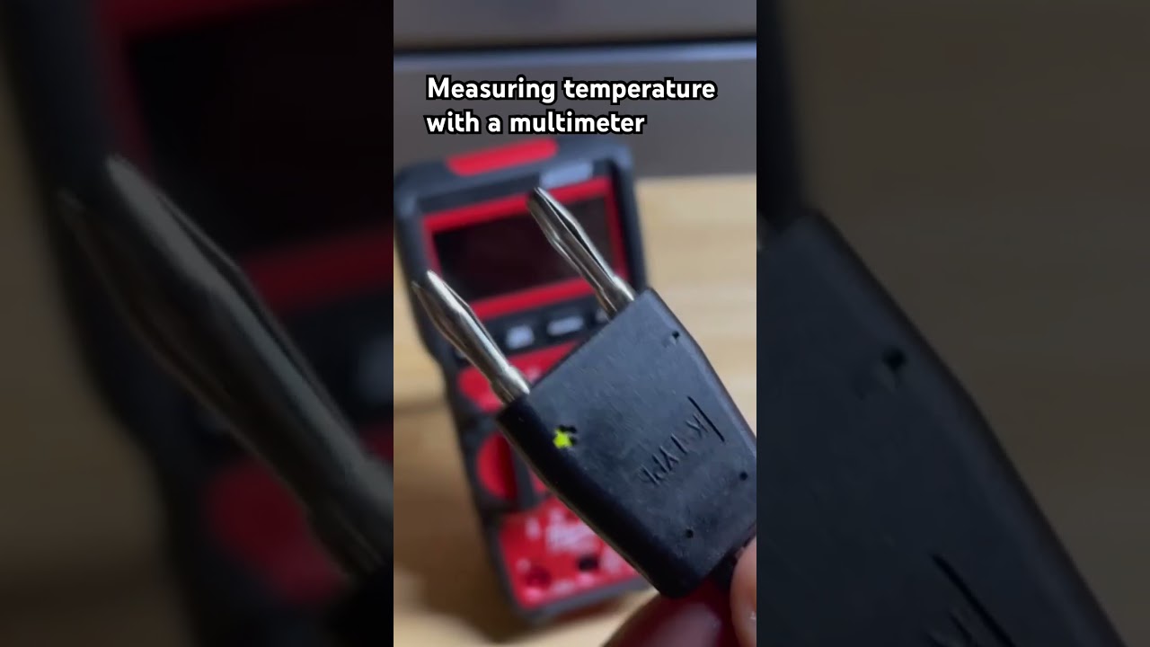 Measuring temperature with a k-type thermocouple
