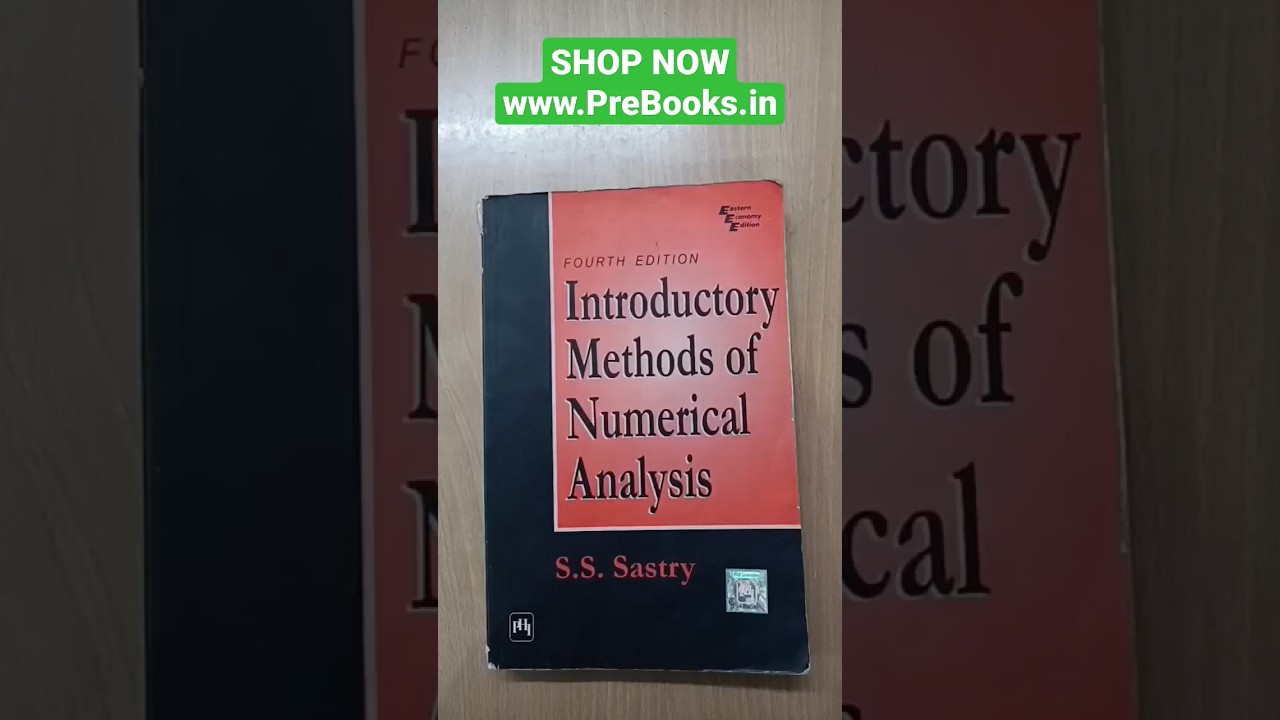 Introductory Methods Of Numerical Analysis by SS Sastry SHOP NOW: www.PreBooks.in #shorts #viral