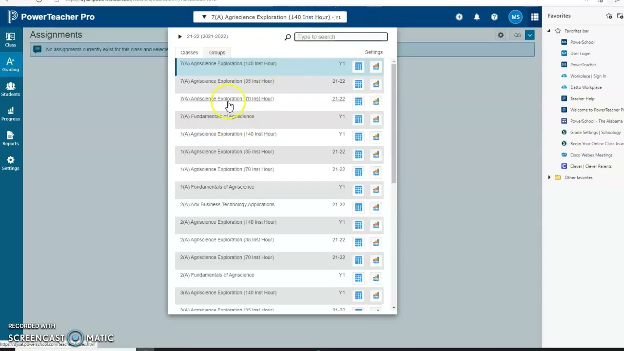 How to Post Grades in PowerSchool