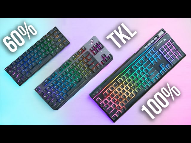 TKL, full size or 60%: Which keyboard form factor is best for you?