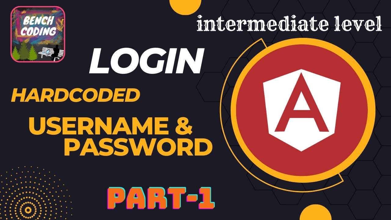 Login-Page | Hardcoded - Username & Password | Angular Tutorials for intermediate-level Part-1