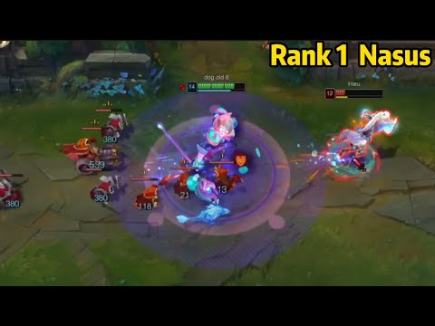 Rank 1 Nasus: How to Carry with Nasus in KR HIGH ELO!