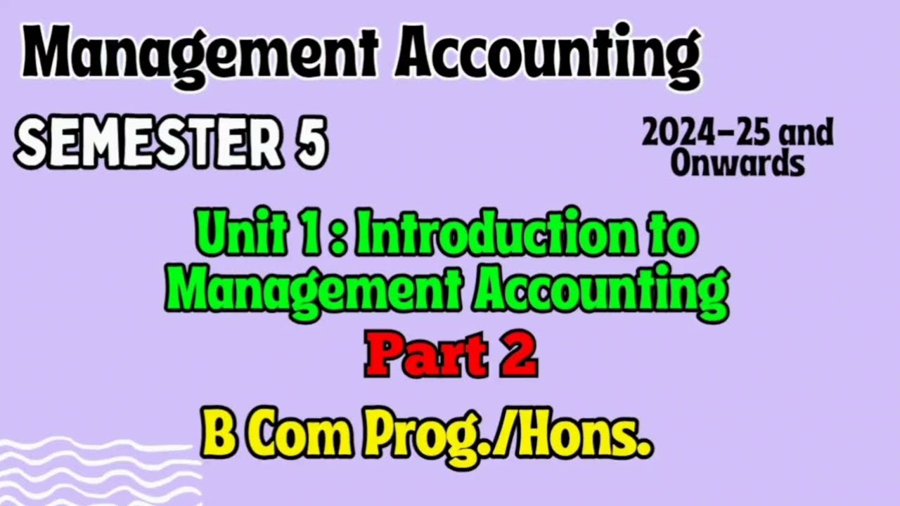 Understanding Management Accounting: Key Concepts and Differences | Galaxy.ai