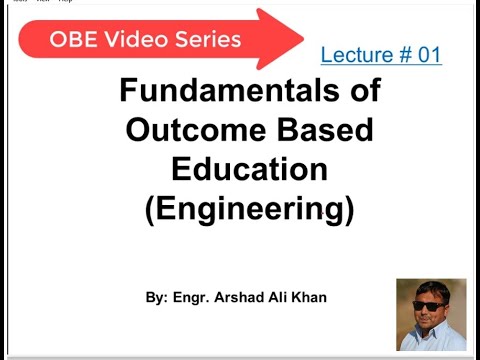 Fundamentals of OBE _Video 01_Engr. Arshad Ali Khan