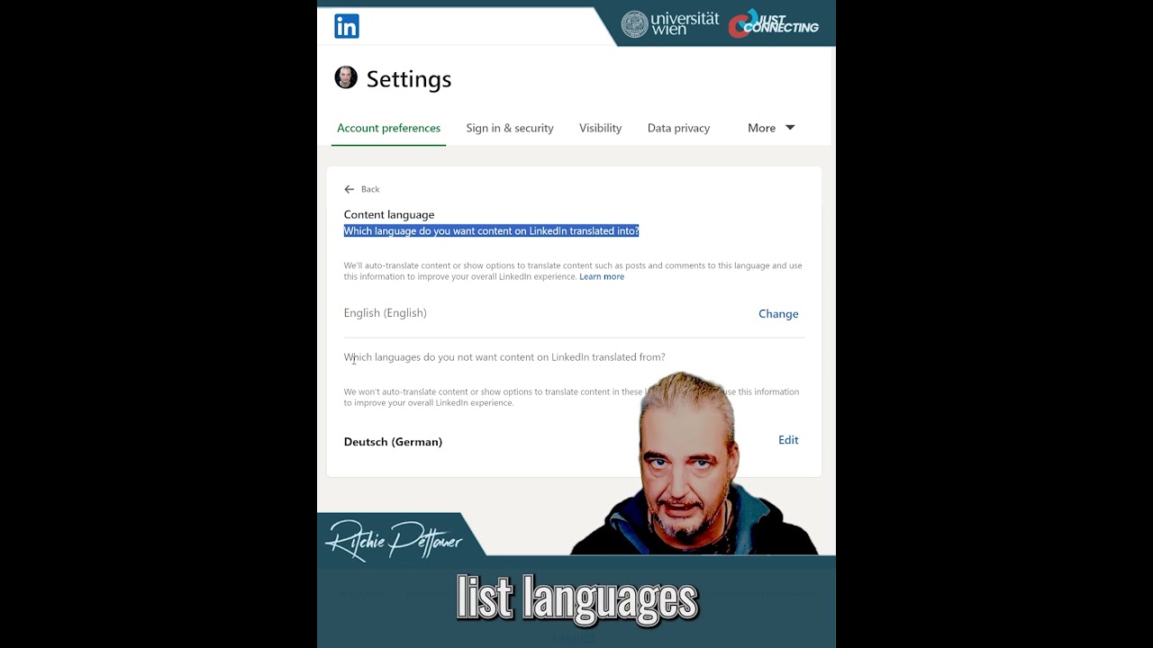 LinkedIn's new auto-translation & language settings (2024)