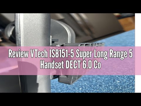 Review VTech IS8151-5 Super Long Range 5 Handset DECT 6.0 Cordless Phone for Home with Answering Mac