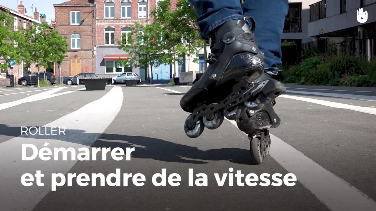Démarrer et Prendre de la vitesse - Apprendre à faire du Roller | Sikana